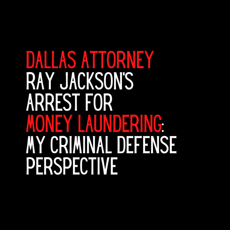 Prominent Dallas Attorney Ray Jackson Arrest in Drug Money Laundering ...